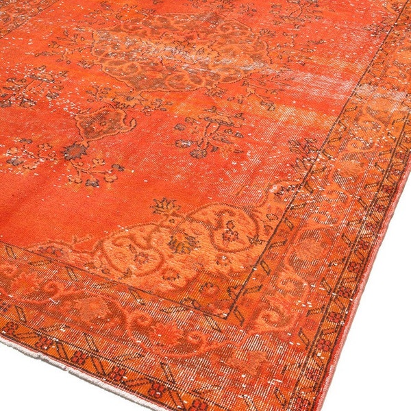 Orange Rug - Etsy
