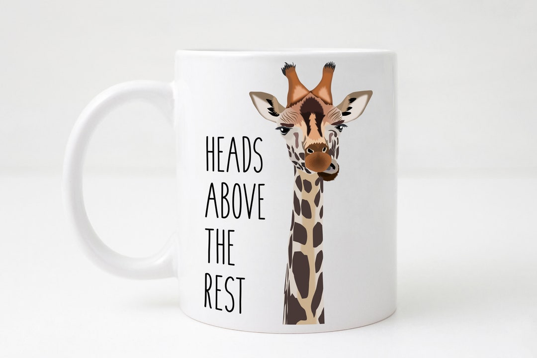 Giraffe Mug/cute Giraffe Mug/funny Giraffe Mug/giraffe Lover Gift/cute ...