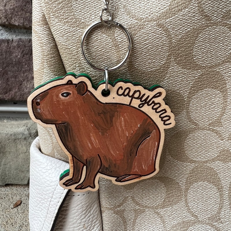 Capybara Name Tag - Etsy