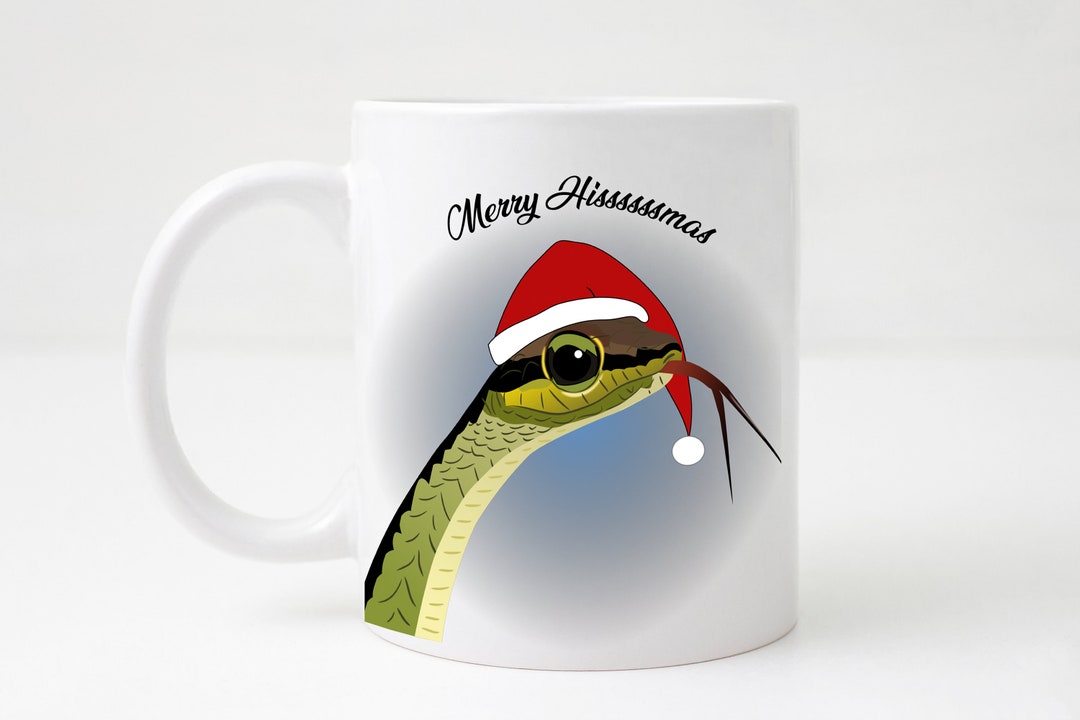 Snake Mug - Cute Christmas Mug - Zookeeper Gift - Snake Lover Gift ...