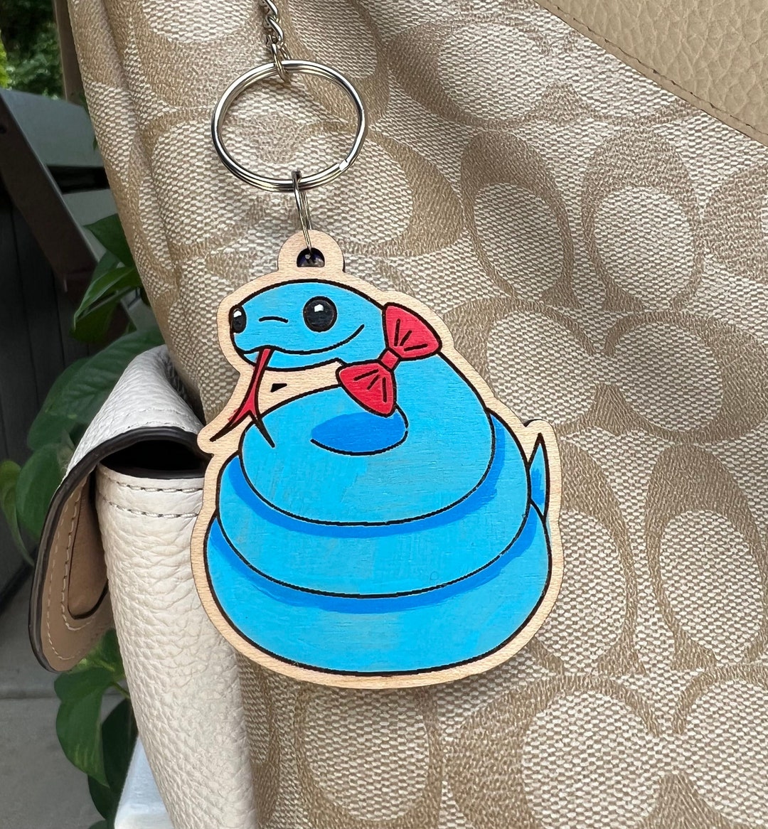 Snake Backpack Tag - Cute Kawaii Keychain - Personalized Accessories ...