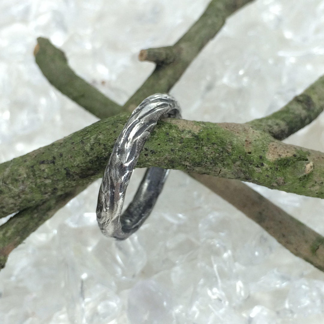 Rustic Twig Wedding Band Nature Wedding Jewelry - Etsy