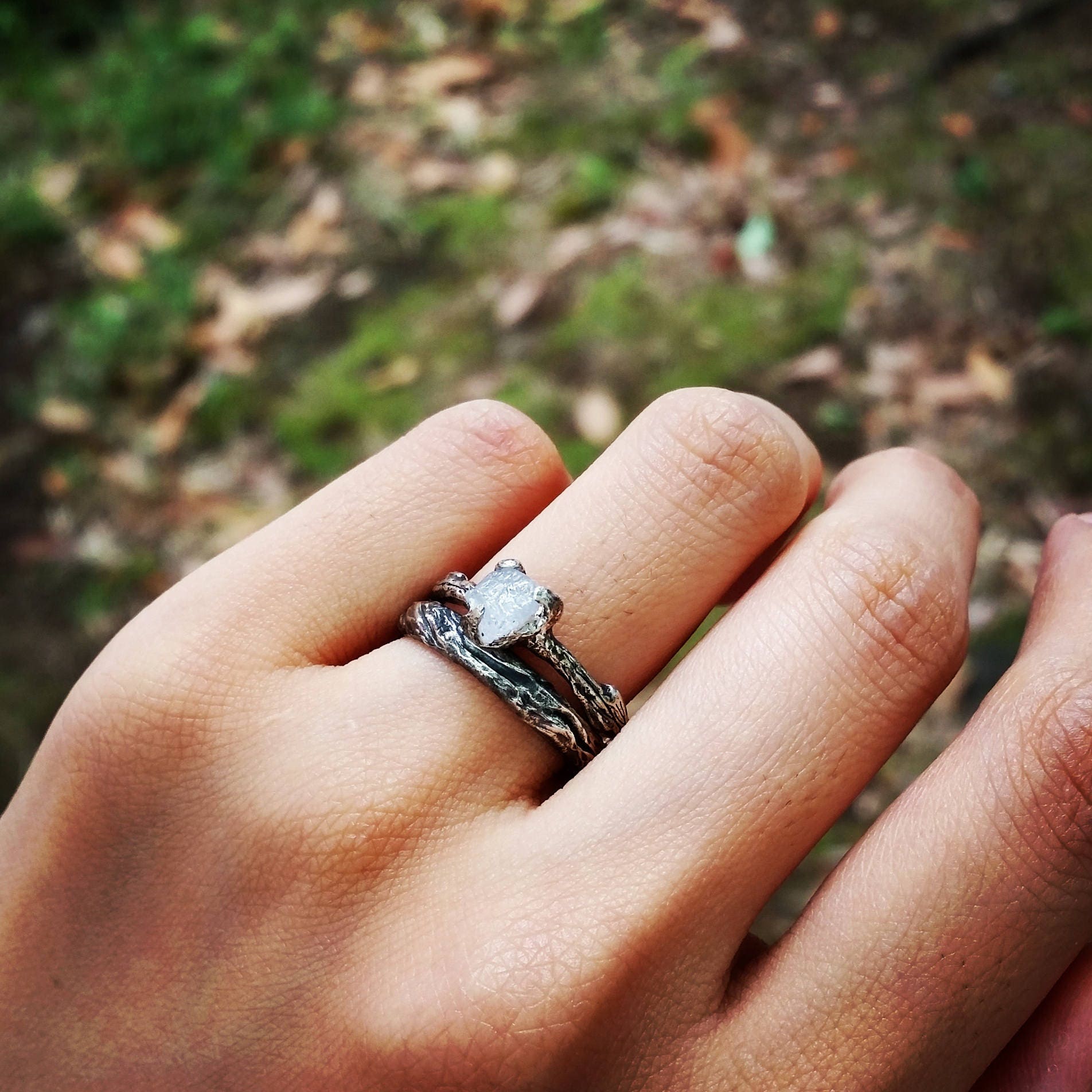 Rustic Twig Wedding Band Nature Wedding Jewelry - Etsy