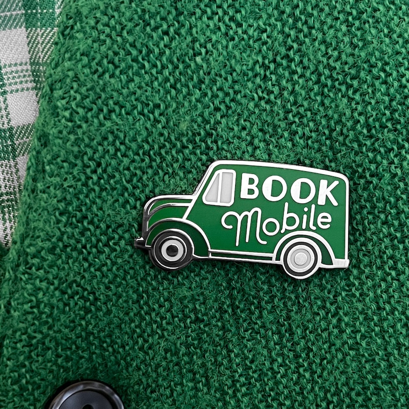 Library Buttons - Etsy