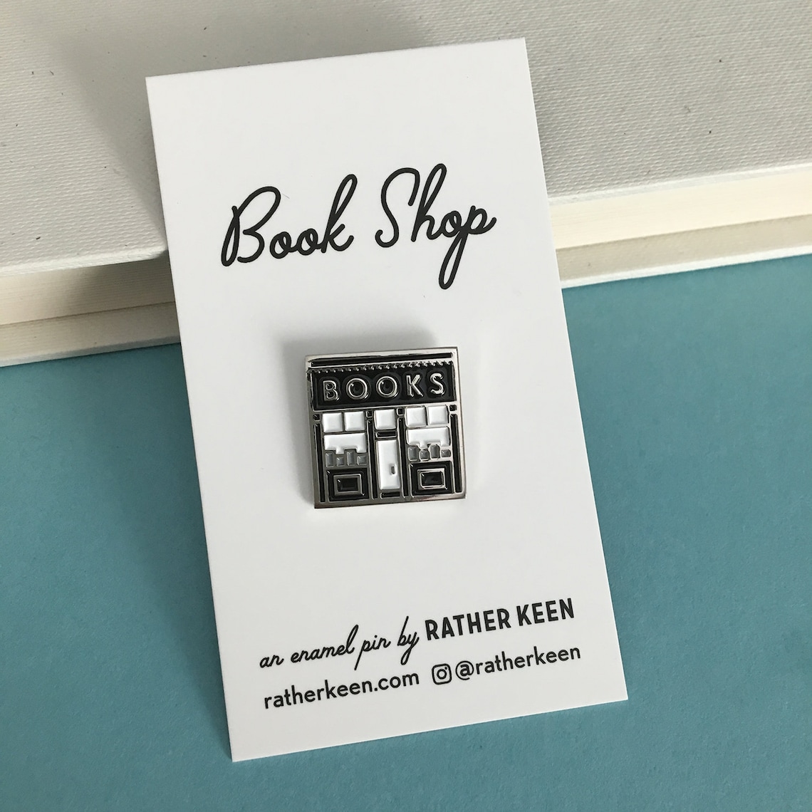 Book Shop enamel pin books pin gift for book lovers | Etsy