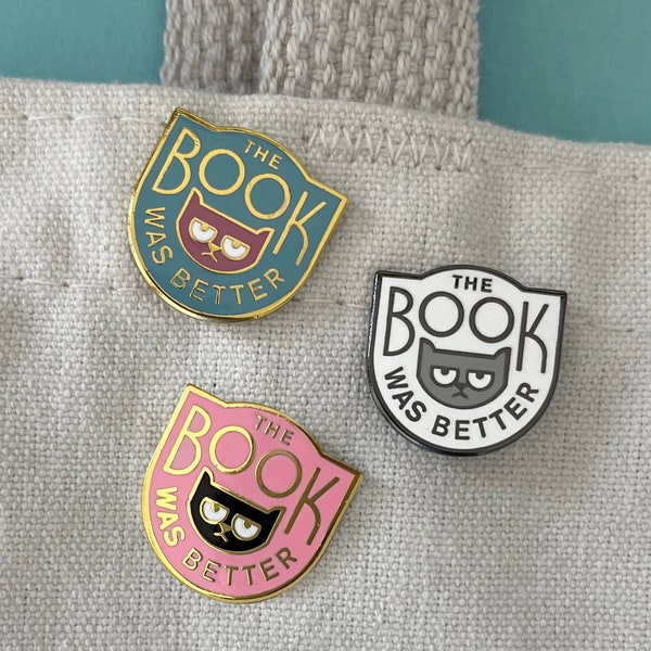 Book Pin - Etsy