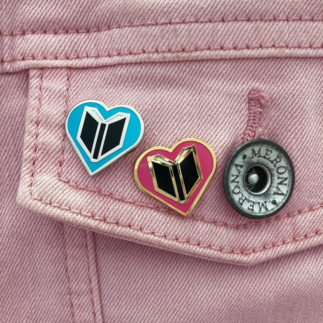 Book Lover Enamel Pin - Gift for Book Lover - Book Jewelry - Book Lapel ...