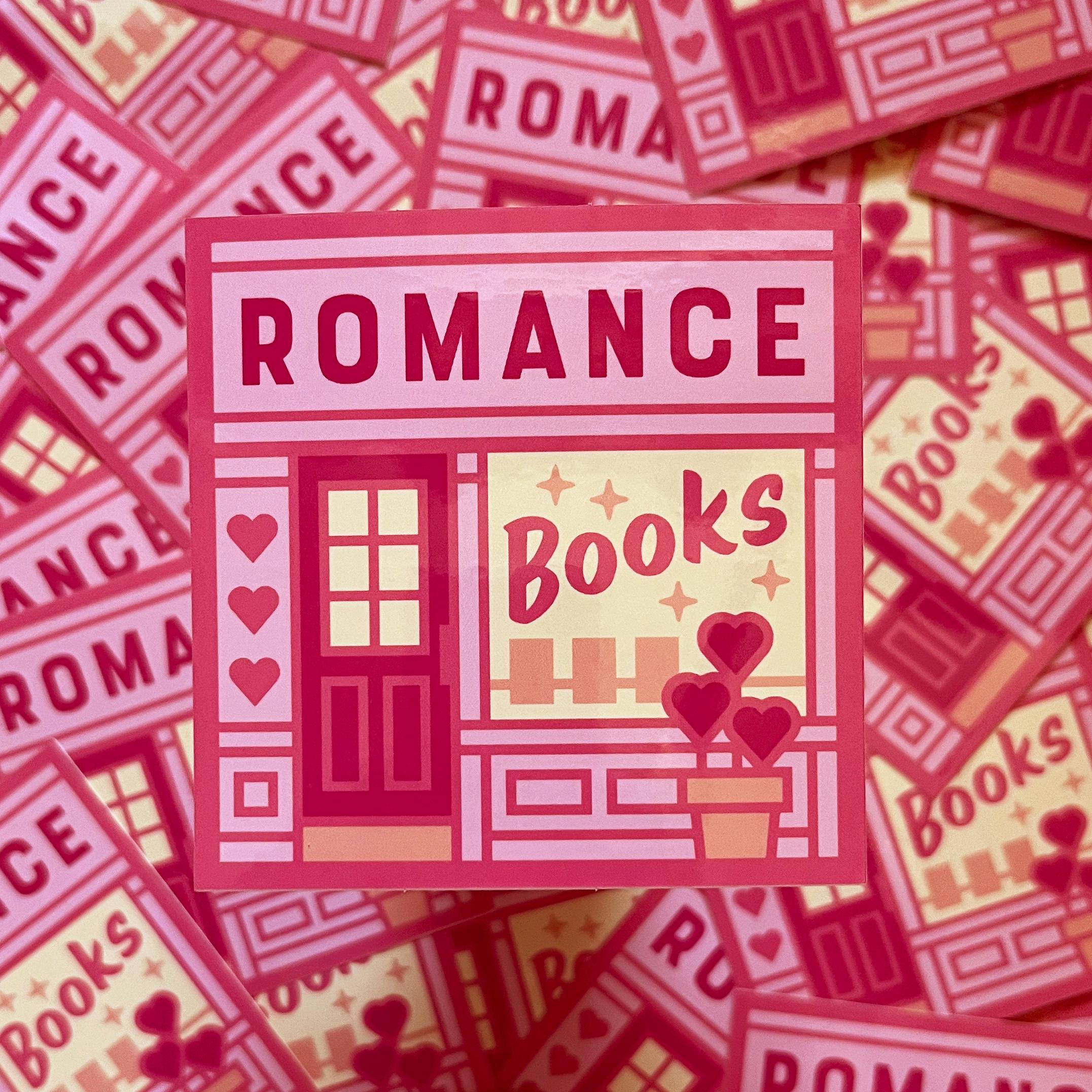 Romance Bookshop Vinyl Sticker - Romance Novel - Romance Lover ...