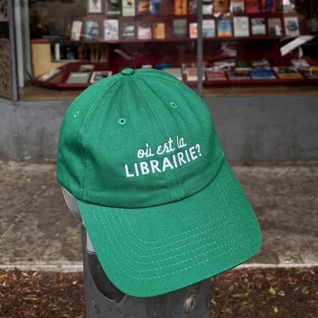 Ou Est La Librairie Hat - Bookish French Hat - Where is the Bookstore ...