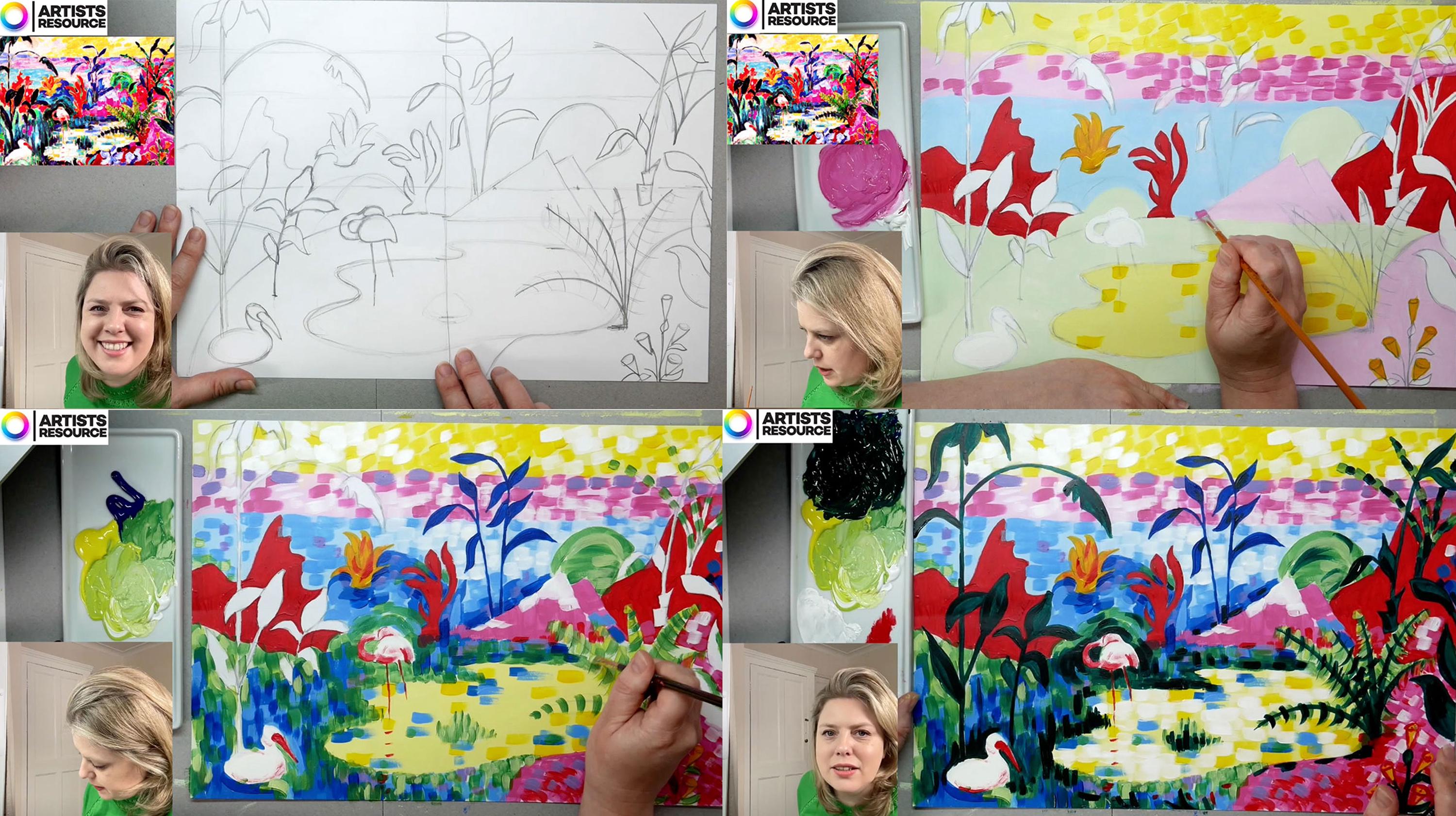 Paint 7x Paintings! - Real Time Tutorial Online Course - Beginners ...