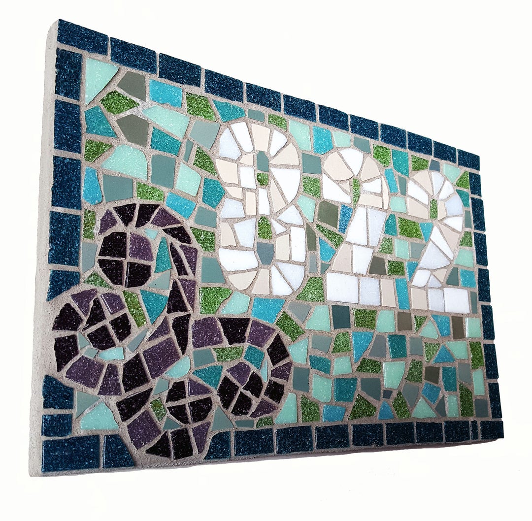 Number Plaque, House Number, Sign, New Home, Mosaic Art, Porch Decor ...