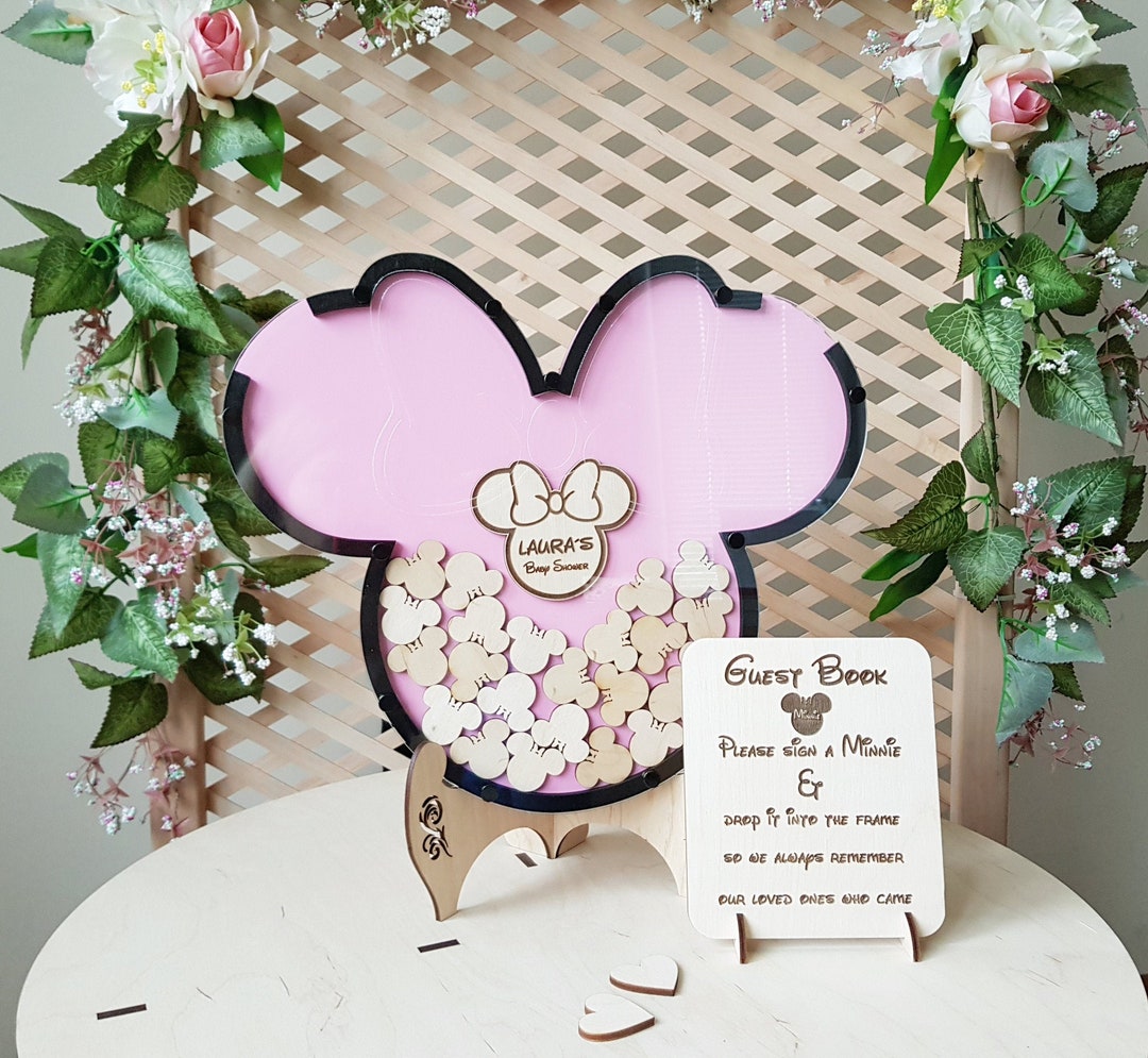 Cartoon Theme Wedding Drop Box Birthday Guest Book Baby Shower ...