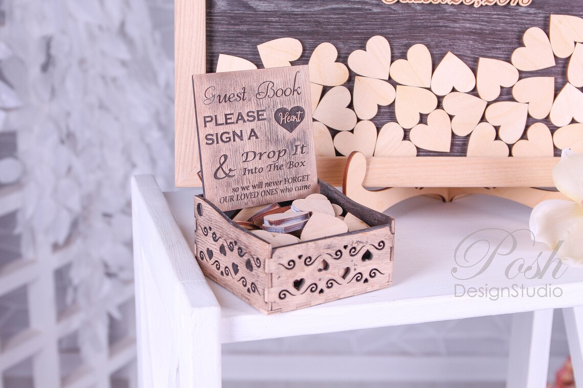 Rustic Guest Book Wedding Guest Book Alternative Country | Etsy