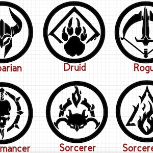 Personalized Diablo 4 Class Decal - Etsy