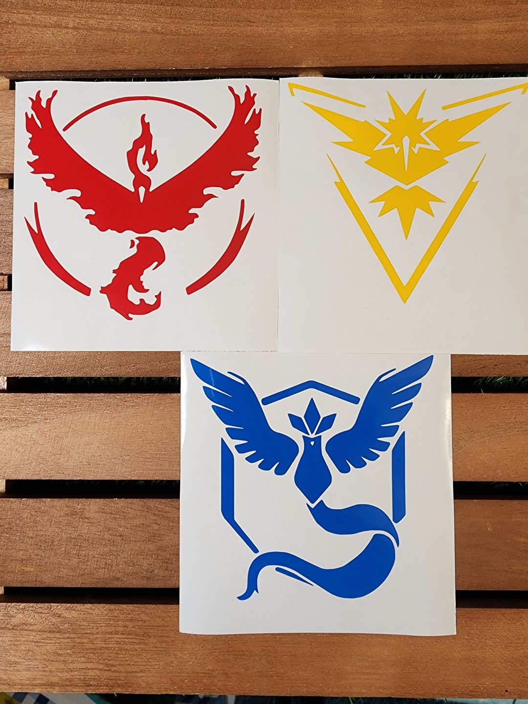 Pokemon GO Team Decals multiple Color Options - Etsy