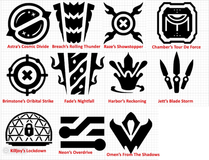 Valorant Ultimate Ability Vinyl Decal - Etsy