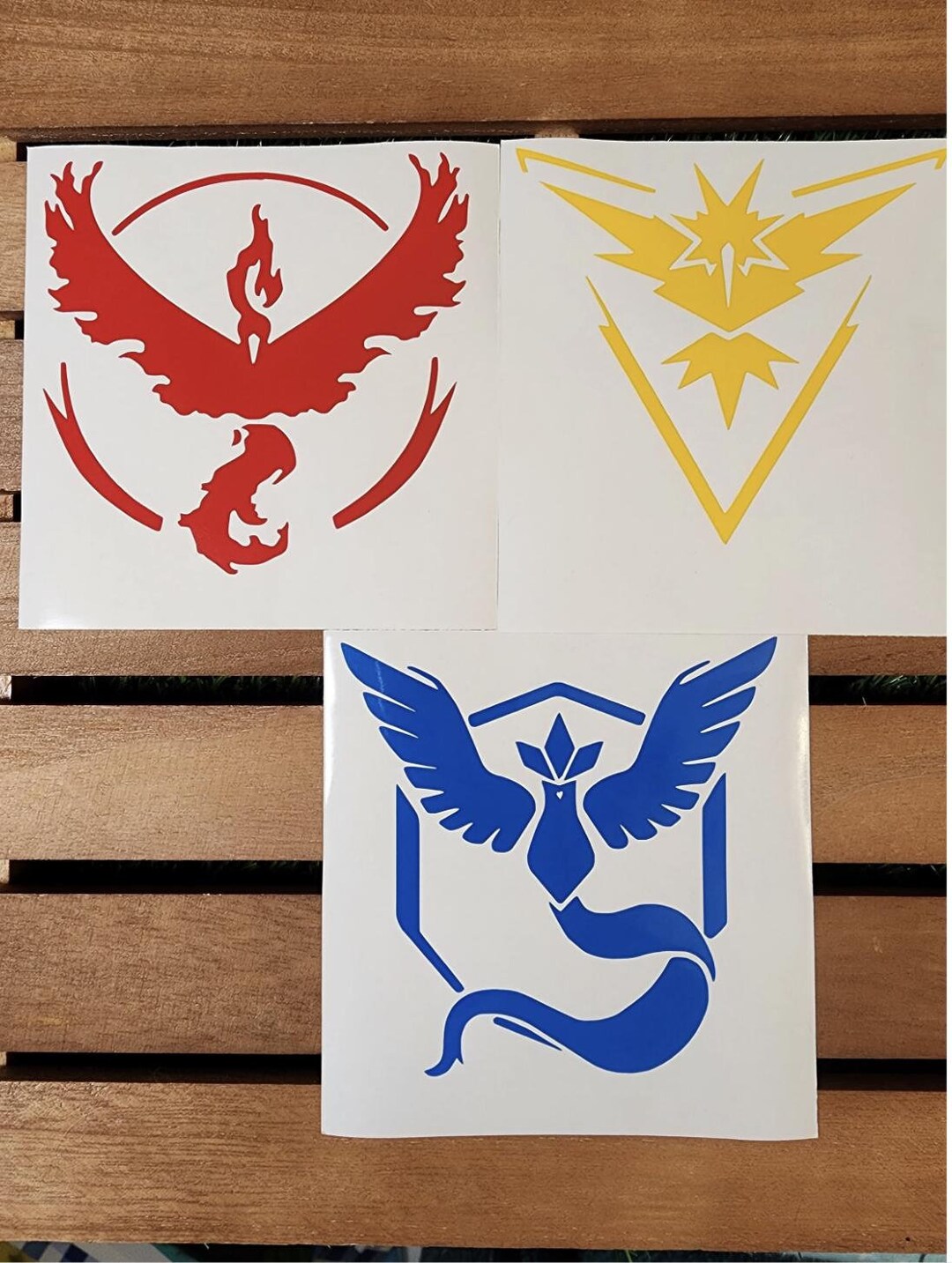 Pokemon GO Team Decals - Etsy