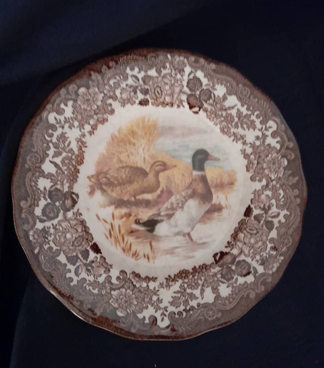 Royal Worcester Palissy Game Series Side Plate - Etsy