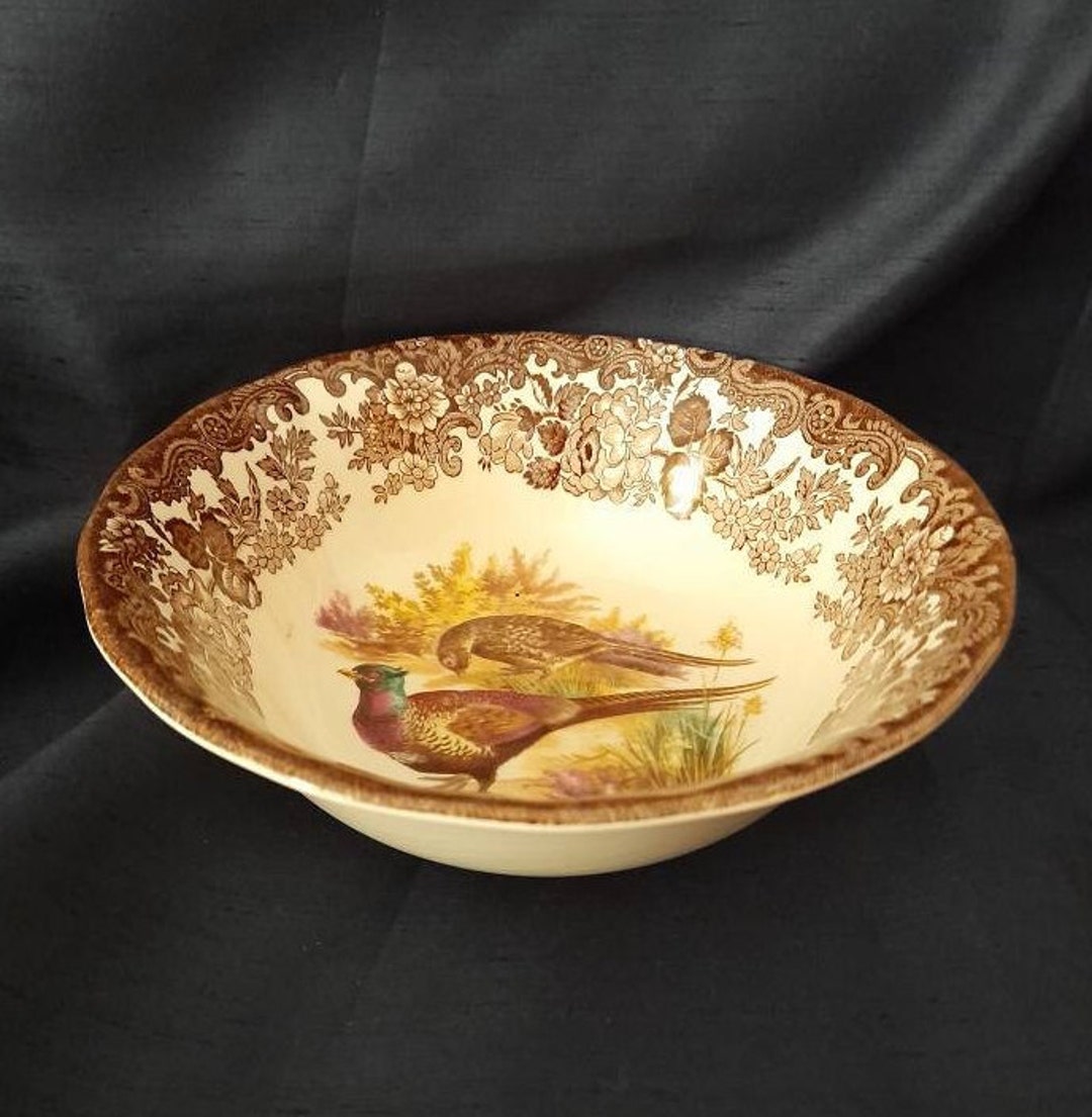 Royal Worcester Palissy Game Series Dessert Bowl - Etsy
