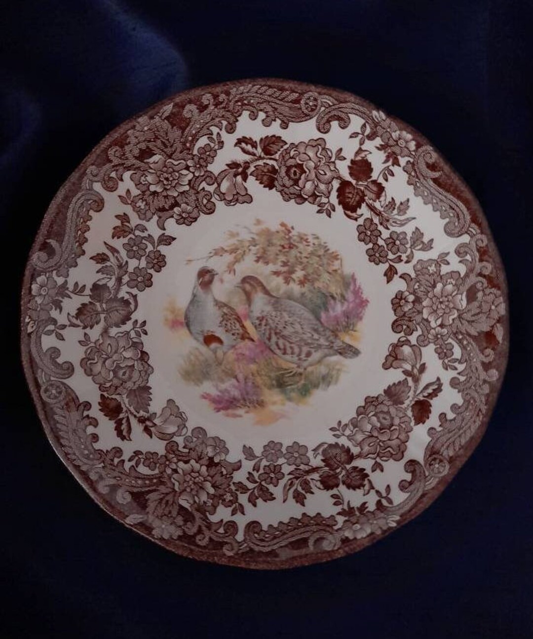 Royal Worcester Palissy Game Series Saucer - Etsy