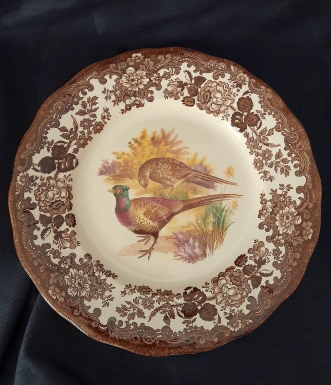 Royal Worcester Palissy Game Series Dinner Plate - Etsy