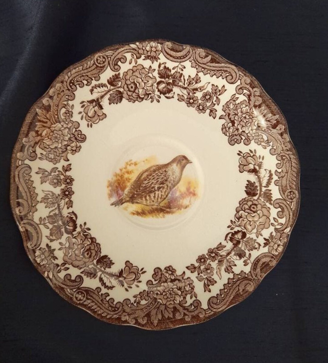 Royal Worcester Palissy Game Series Small Saucer - Etsy