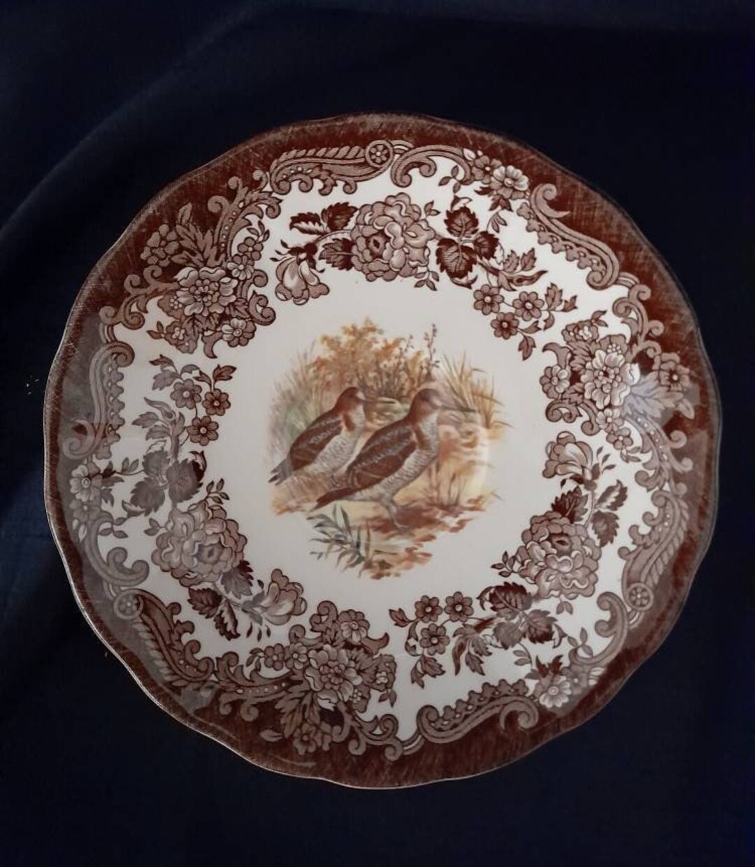 Royal Worcester Palissy Game Series Saucer - Etsy