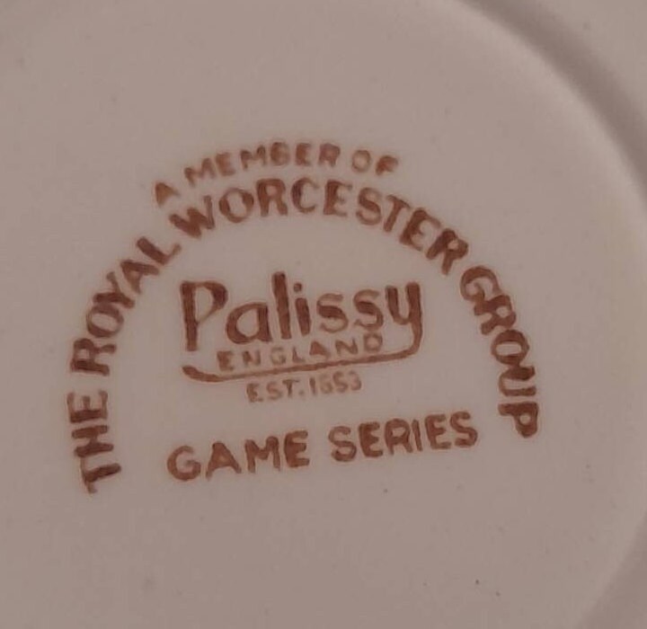 Royal Worcester Palissy Game Series Saucer - Etsy UK