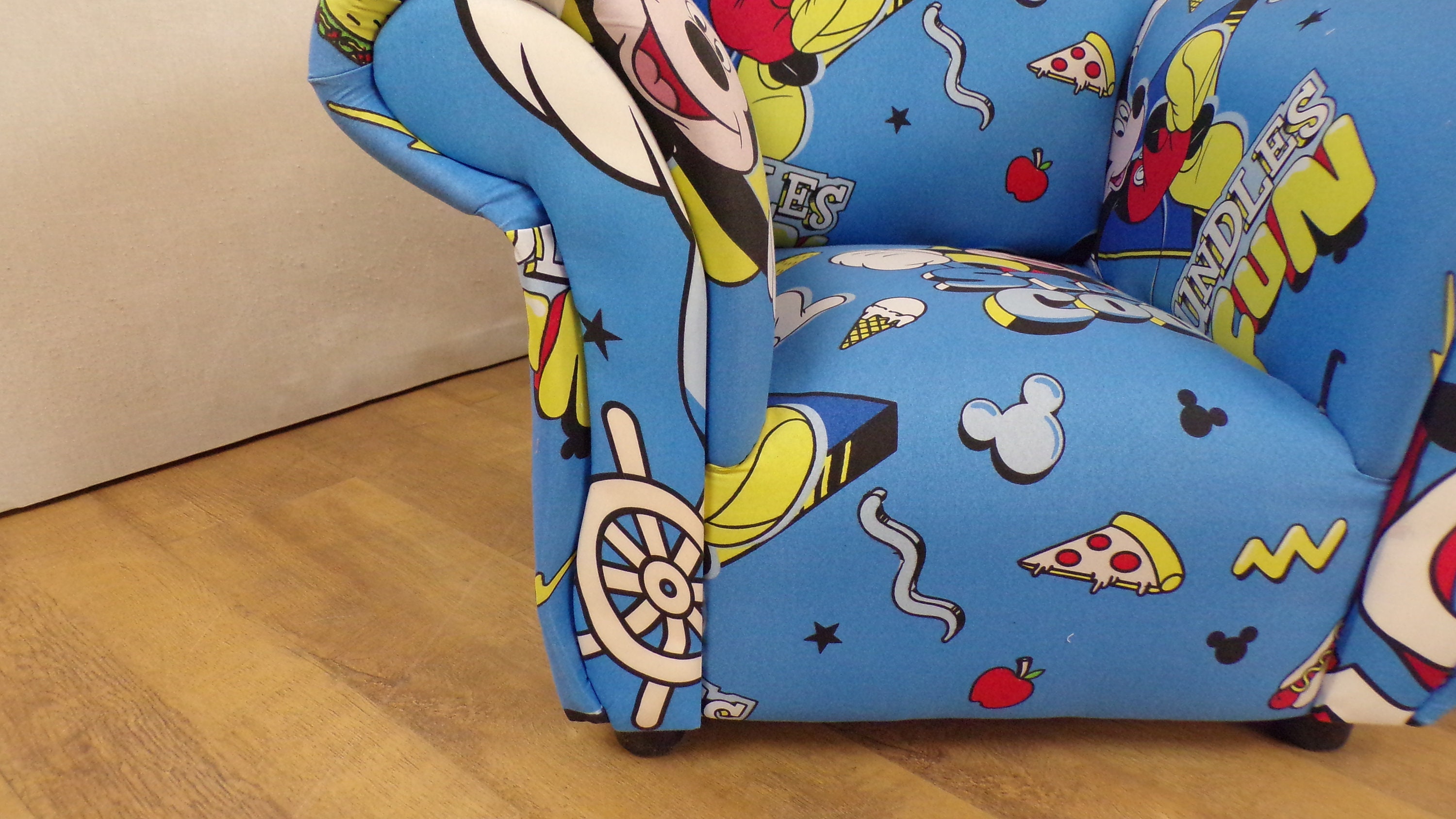 Children's/kids Armchair in 'mickey Mouse' Themed - Etsy