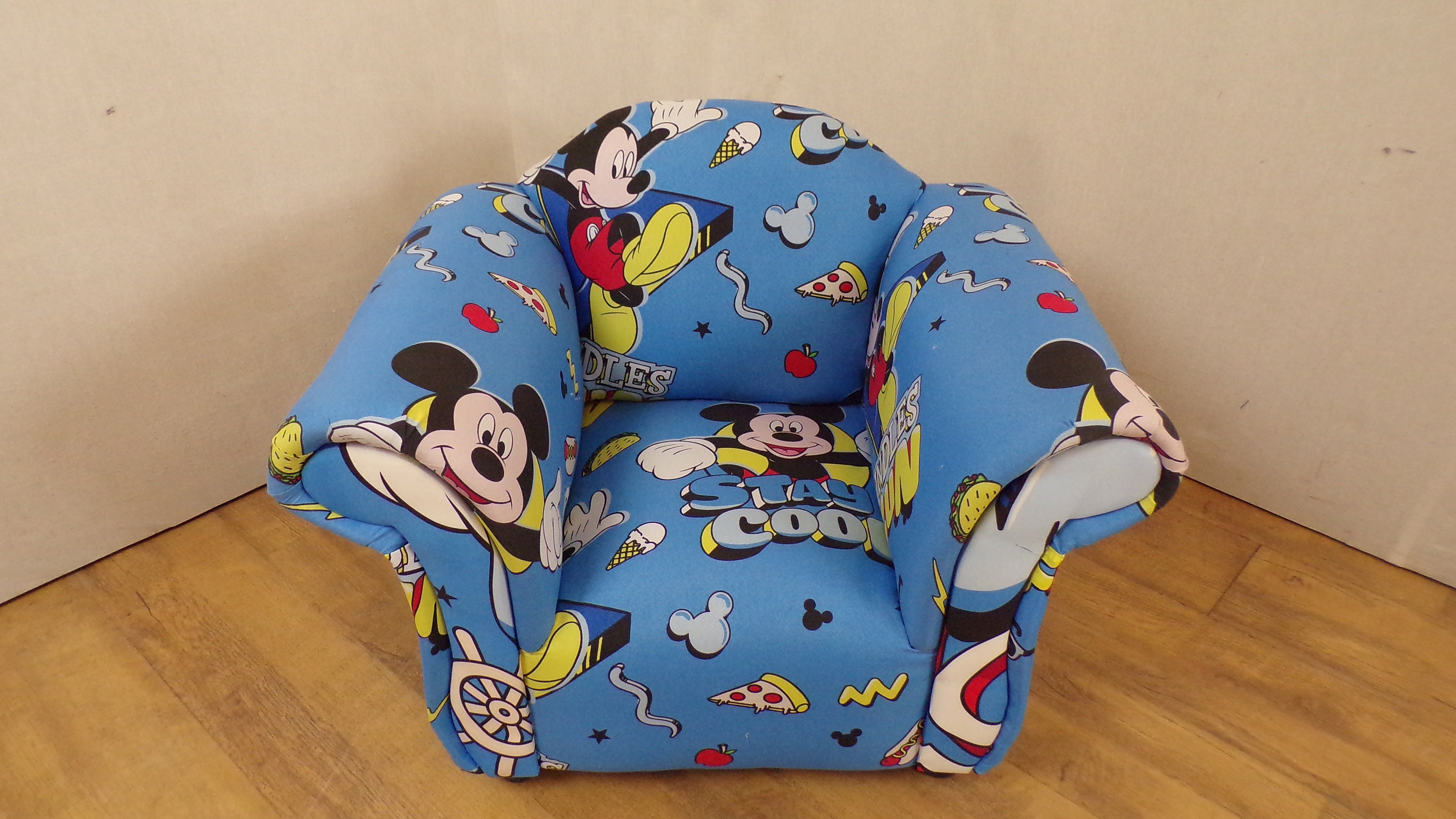 Children's/kids Armchair in 'mickey Mouse' Themed - Etsy