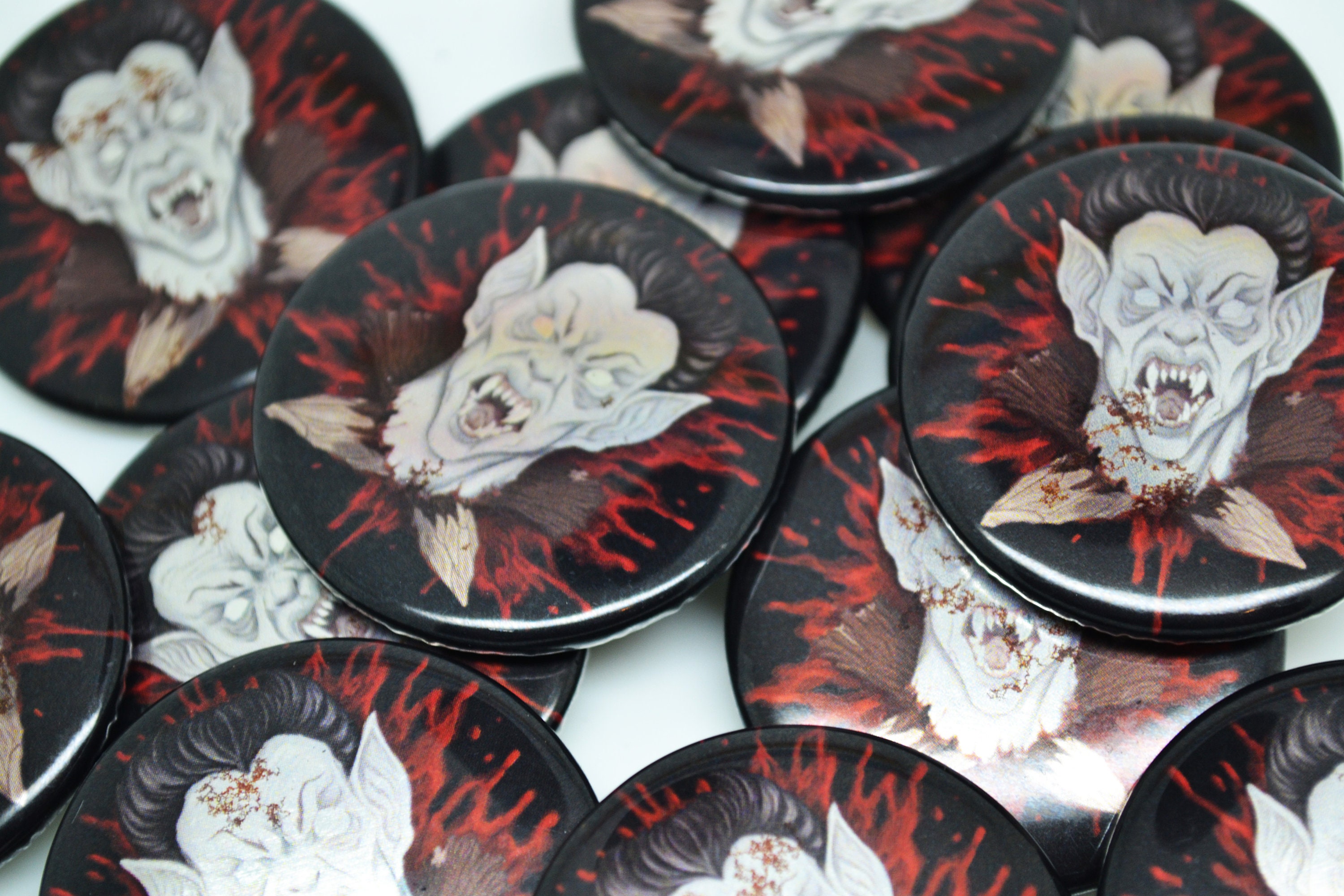 Classic Horror Icons Badges/buttons : Seconds Sale - Etsy