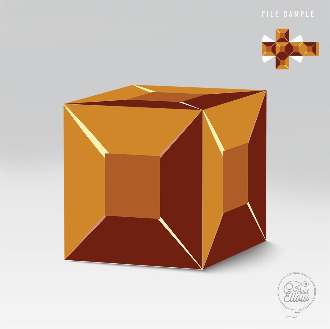 Game Pixel Box Cube printable - Etsy