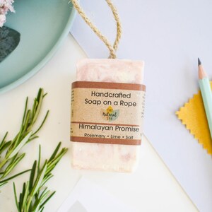 Himalayan Promise Soap on A Rope Cold Process Soap Himalayan - Etsy UK