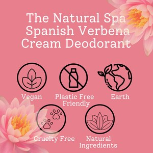 Spanish Verbena Cream Deodorant Balm - Naturally Bicarb and Aluminium ...