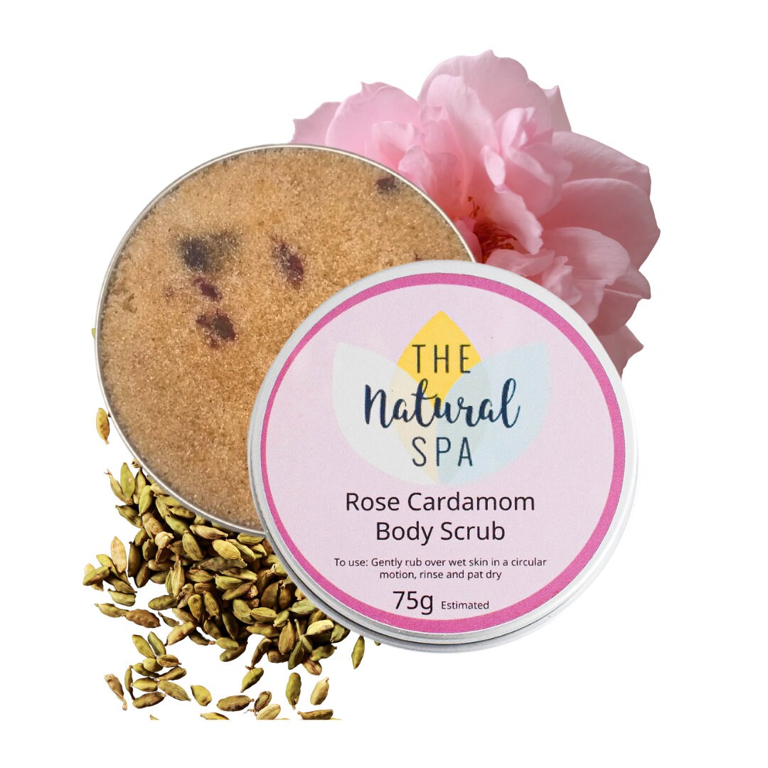 Rose and Cardamom Body Scrub - 3 Different Size Option - Etsy