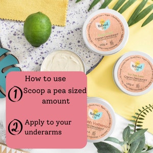 Spanish Verbena Cream Deodorant Balm - Naturally Bicarb and Aluminium ...