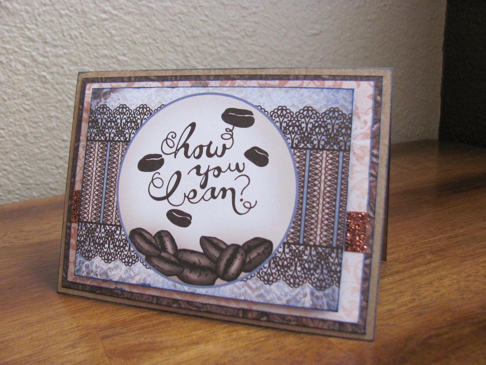 How You Bean? Coffee Greeting Card - Etsy