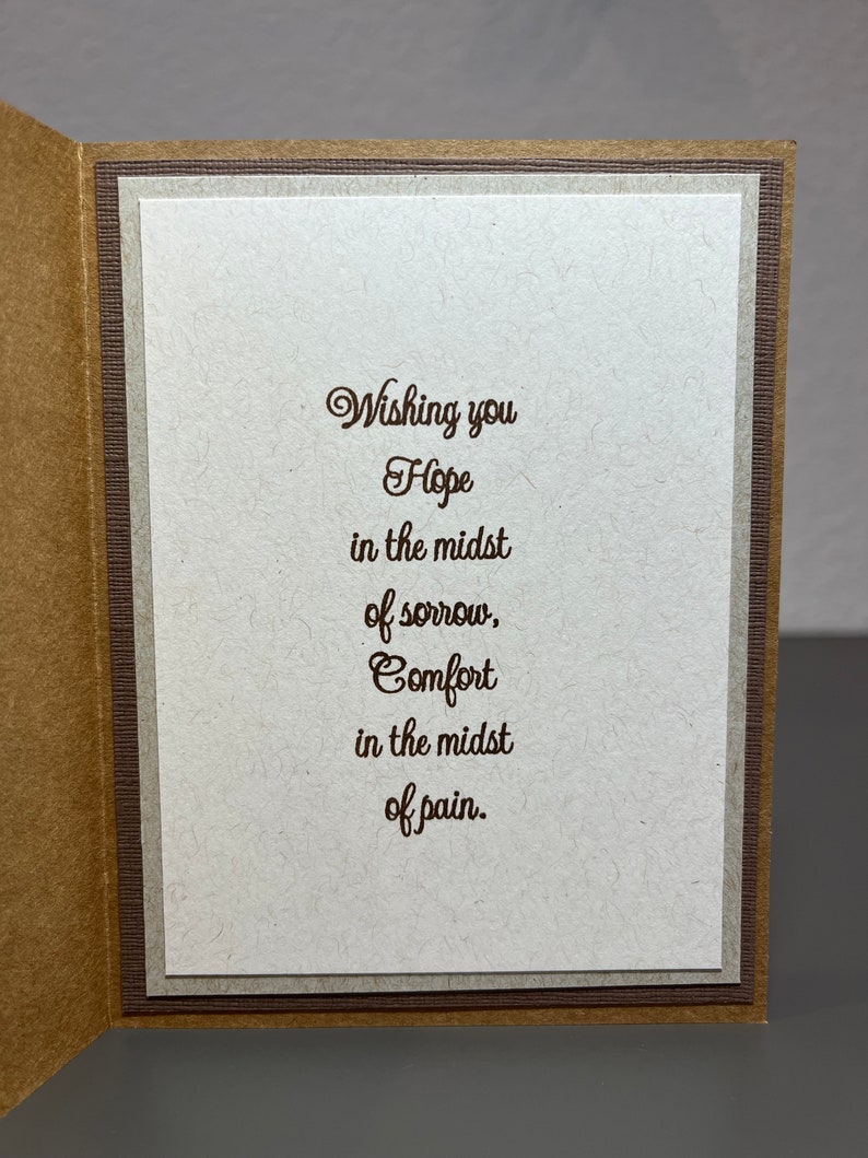 Wishing You Hope... Sympathy Greeting Card - Etsy