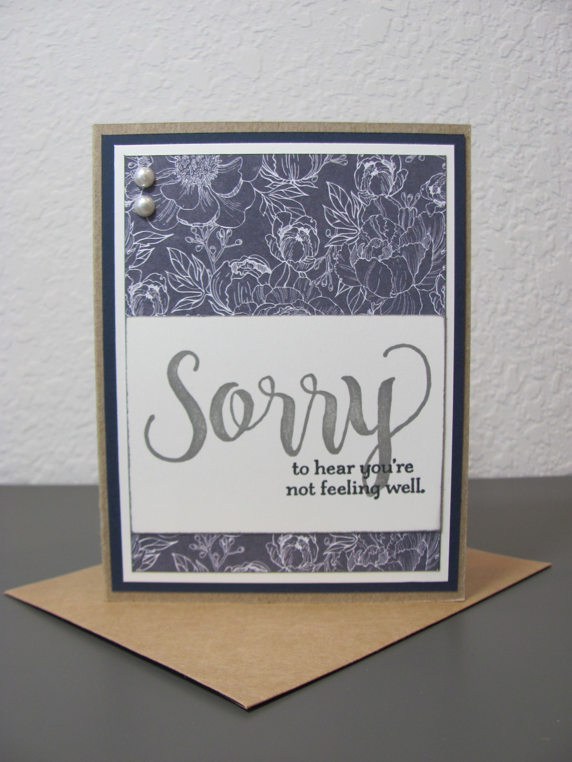 Sorry You're Not Feeling Well Get Well Soon Greeting Card - Etsy