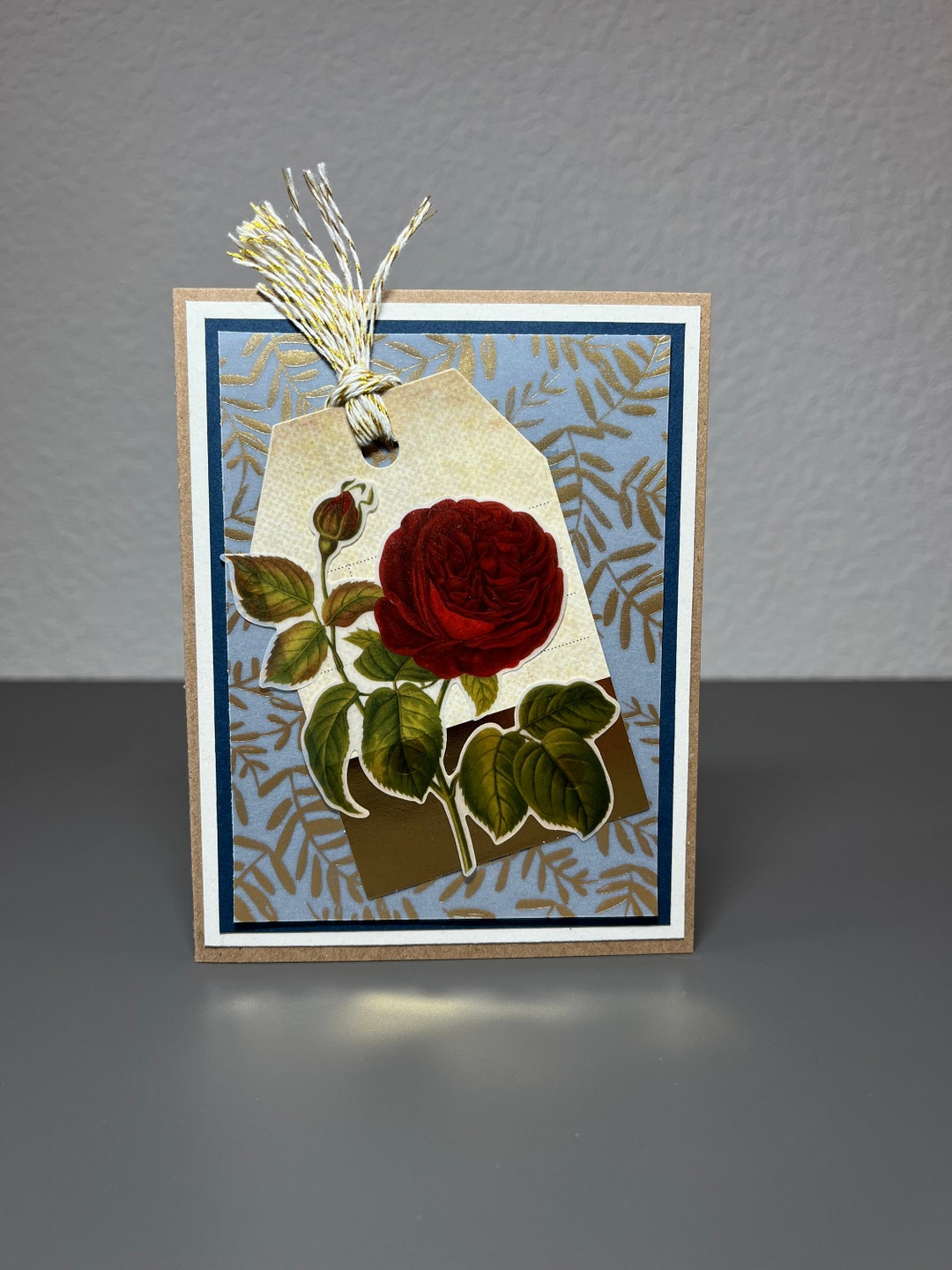 Rose Any Occasion Greeting Card - Etsy