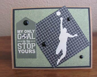 Soccer Female Player Themed Greeting Card | Etsy