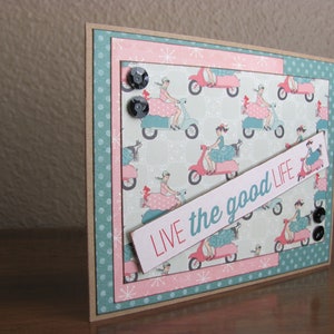Live the Good Life Vintage Styled All Occasion Greeting Card - Etsy