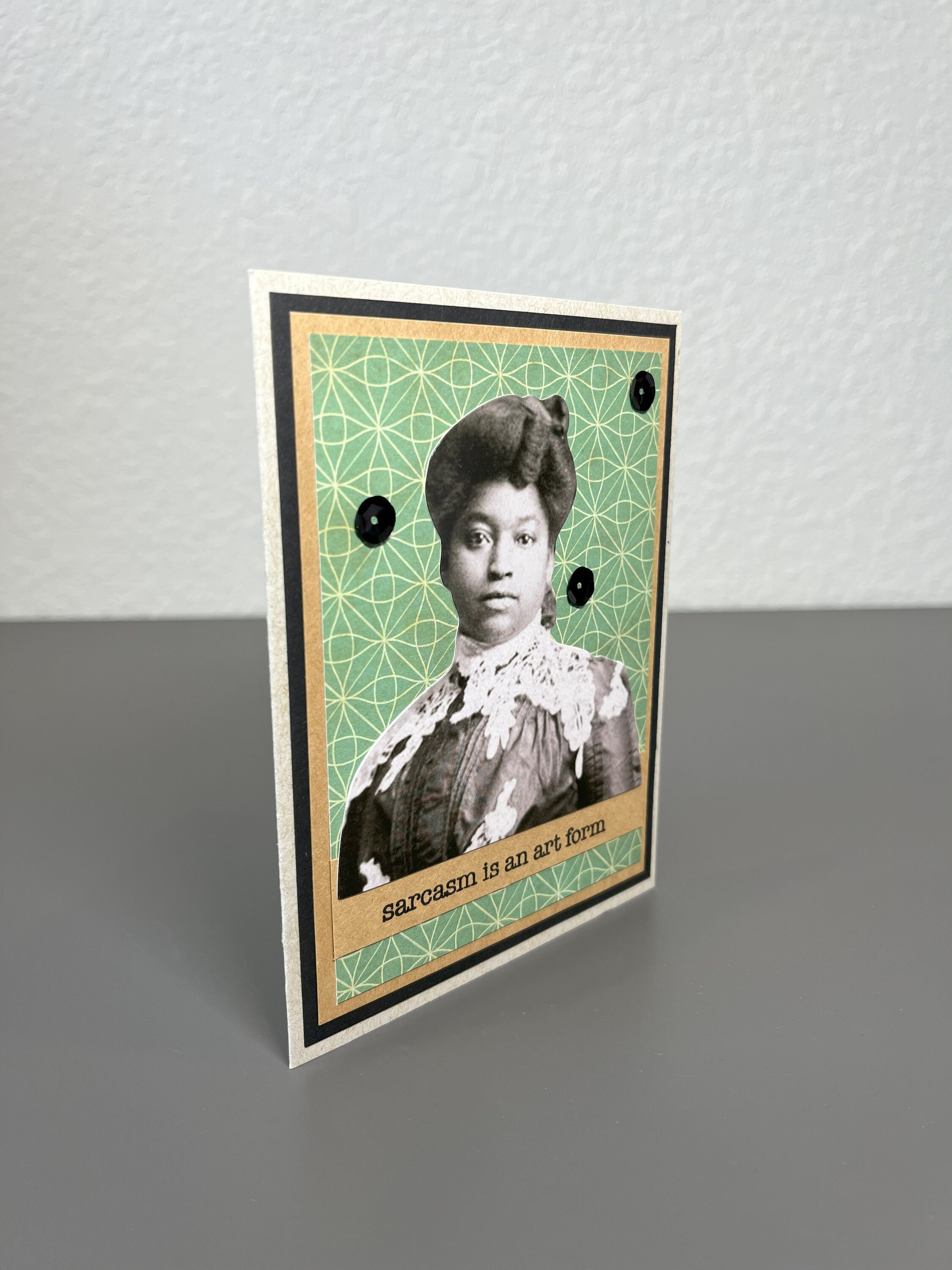 Sarcasm is an Art Form Snarky Humor Just Because Greeting Card - Etsy