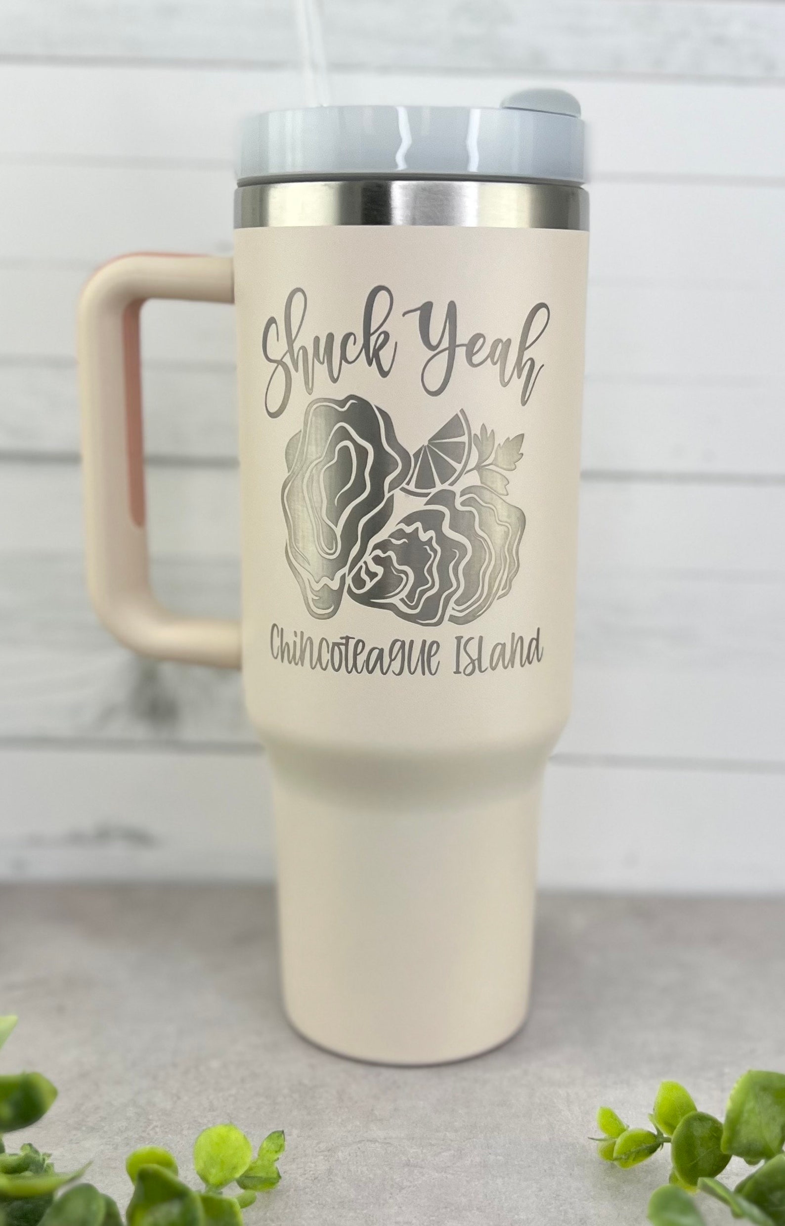 Shuck Yeah Chincoteague Island Stainless Steel Tumbler, Beach Tumbler ...