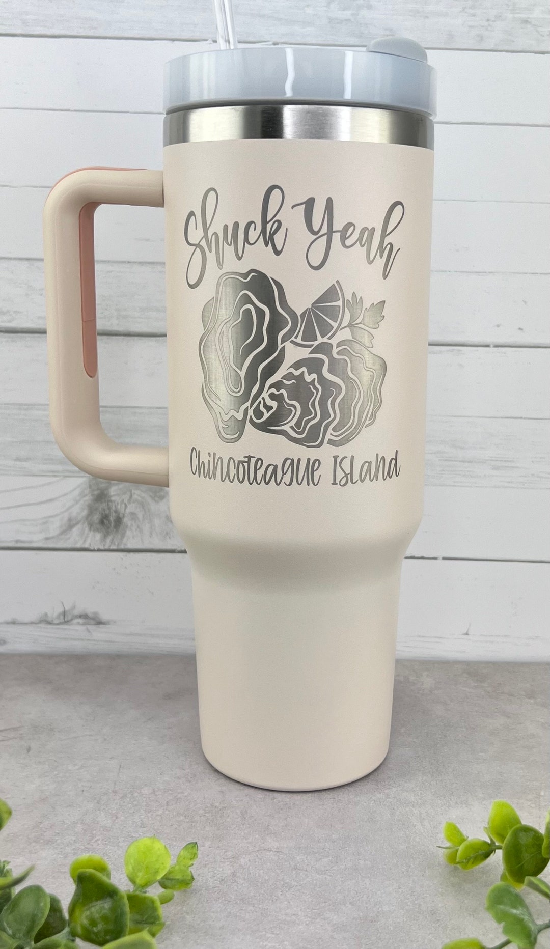 Shuck Yeah Chincoteague Island Stainless Steel Tumbler, Beach Tumbler ...