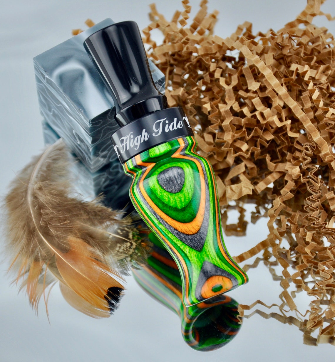 Light Green Spectraply Barrel and Black Insert Single Reed Duck Call - Etsy