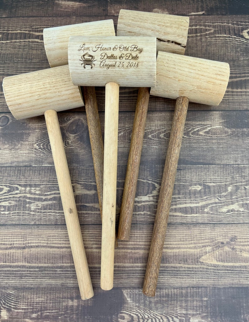 Custom Engraved Crab Mallet Custom Crab Mallet Wedding Crab - Etsy
