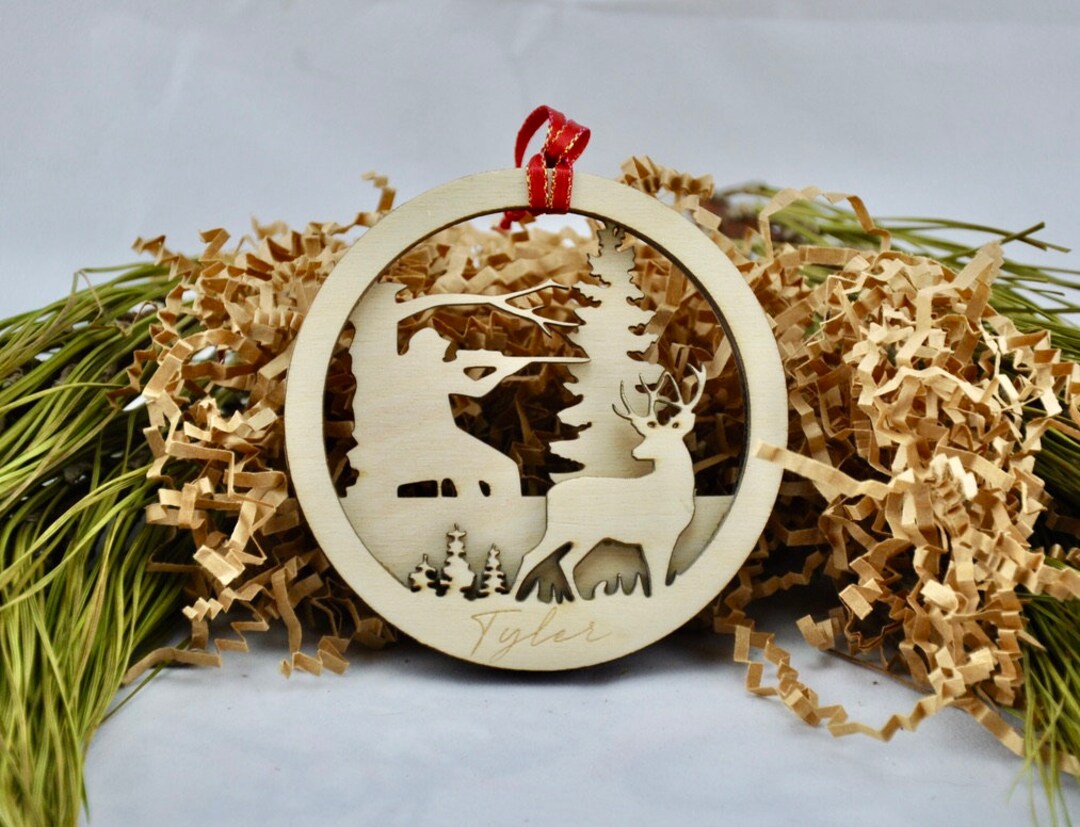 Hunting Ornament, Deer Hunting Ornament, Hunting Christmas Ornaments - Etsy