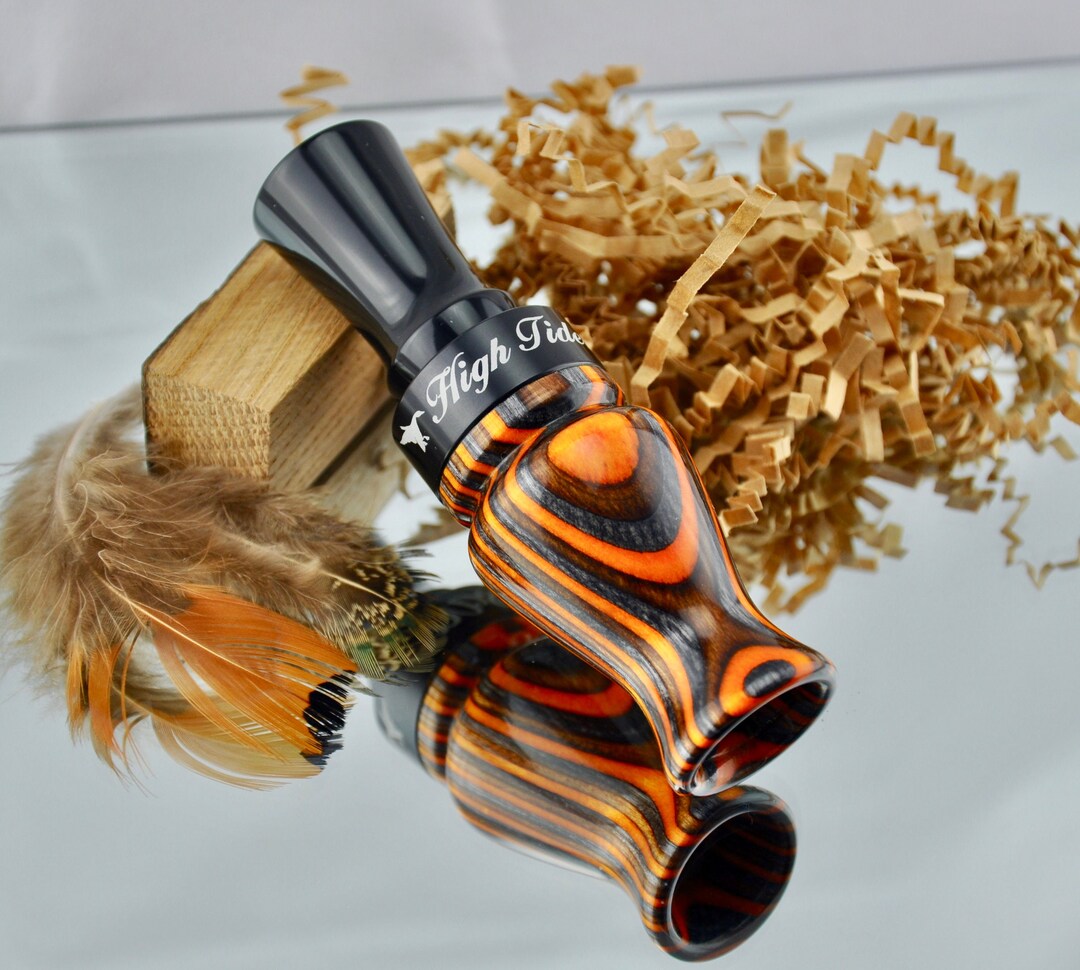 Orange and Black Spectraply With Black Acrylic Sleeved Insert - Etsy