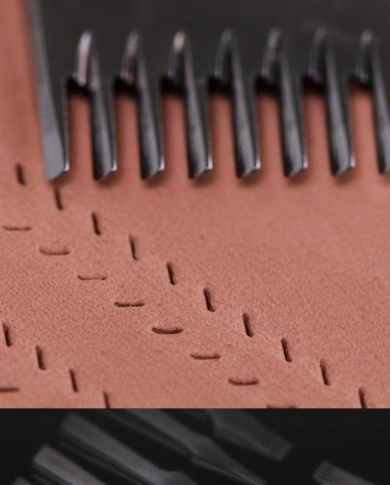 French Style Pricking Iron for Hand Stitching Leather Crafting - Etsy